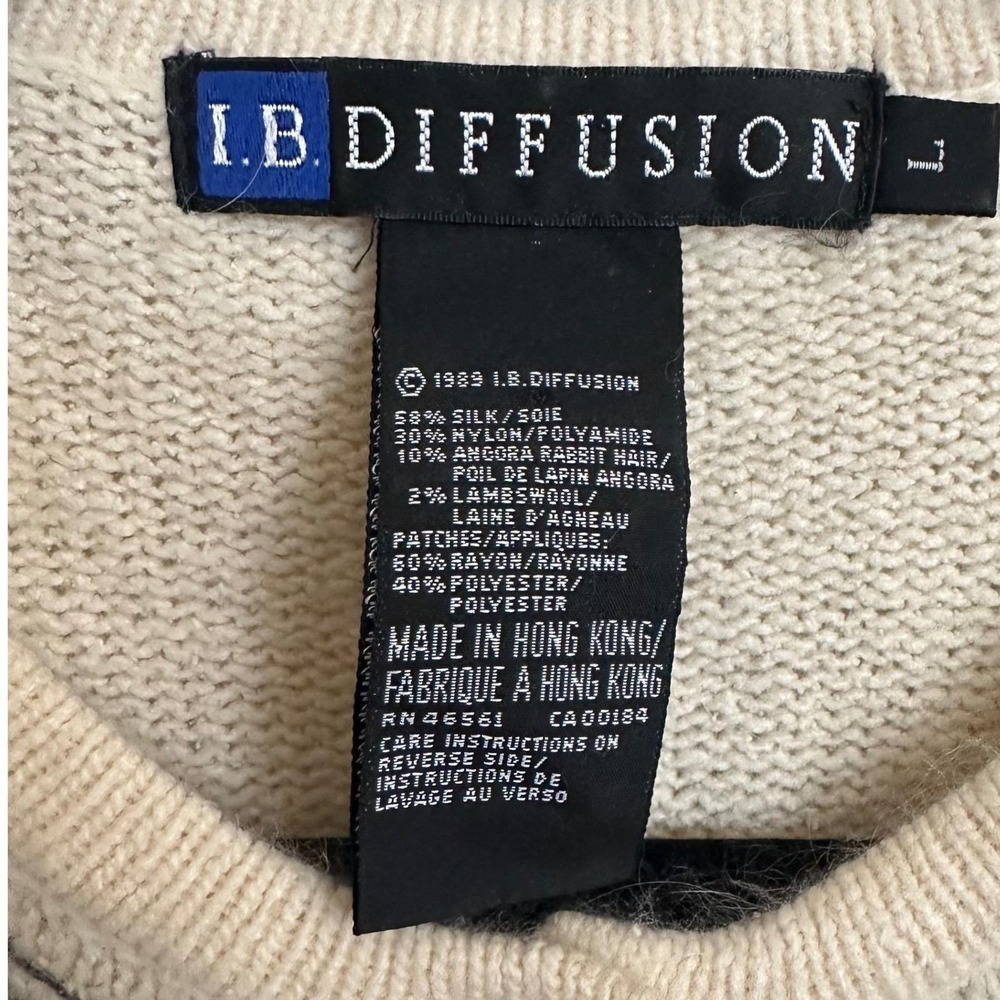 IB Diffusion | Sweaters | Vintage 989 Ib Diffusion Beaded Cardigan Silk ...